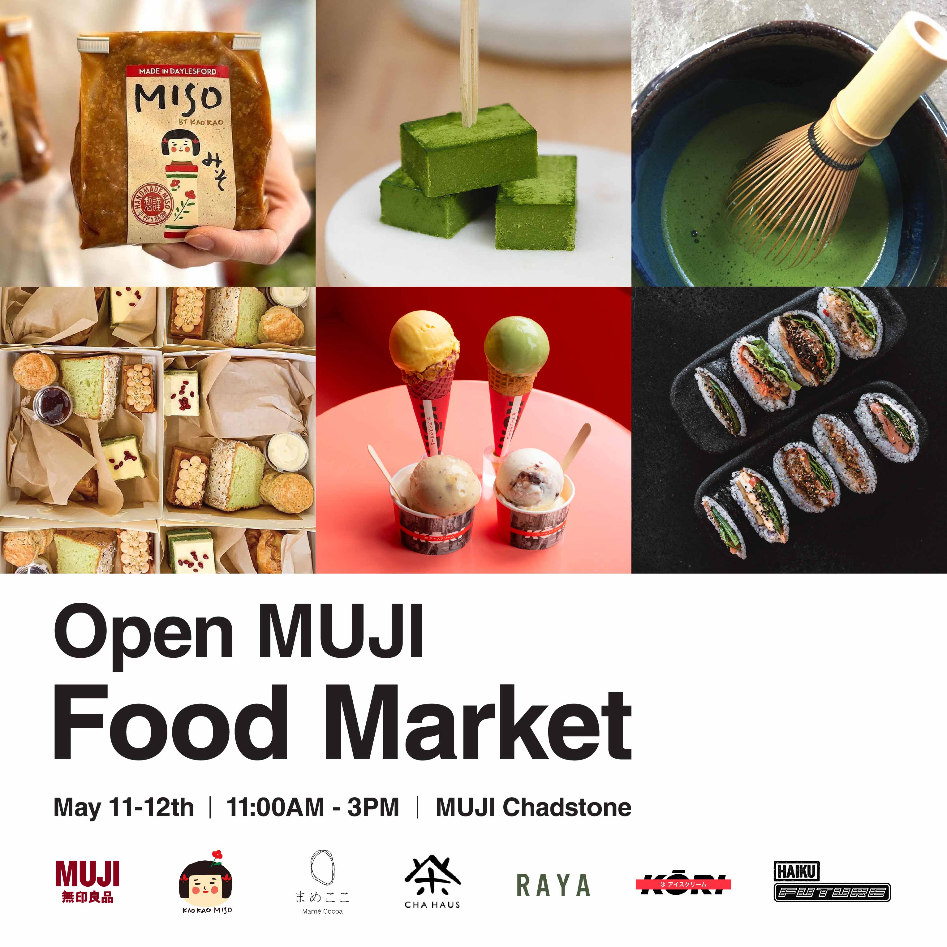 Open MUJI Food Market: May 11 - 12 @ Chadstone MUJI – MUJI Australia