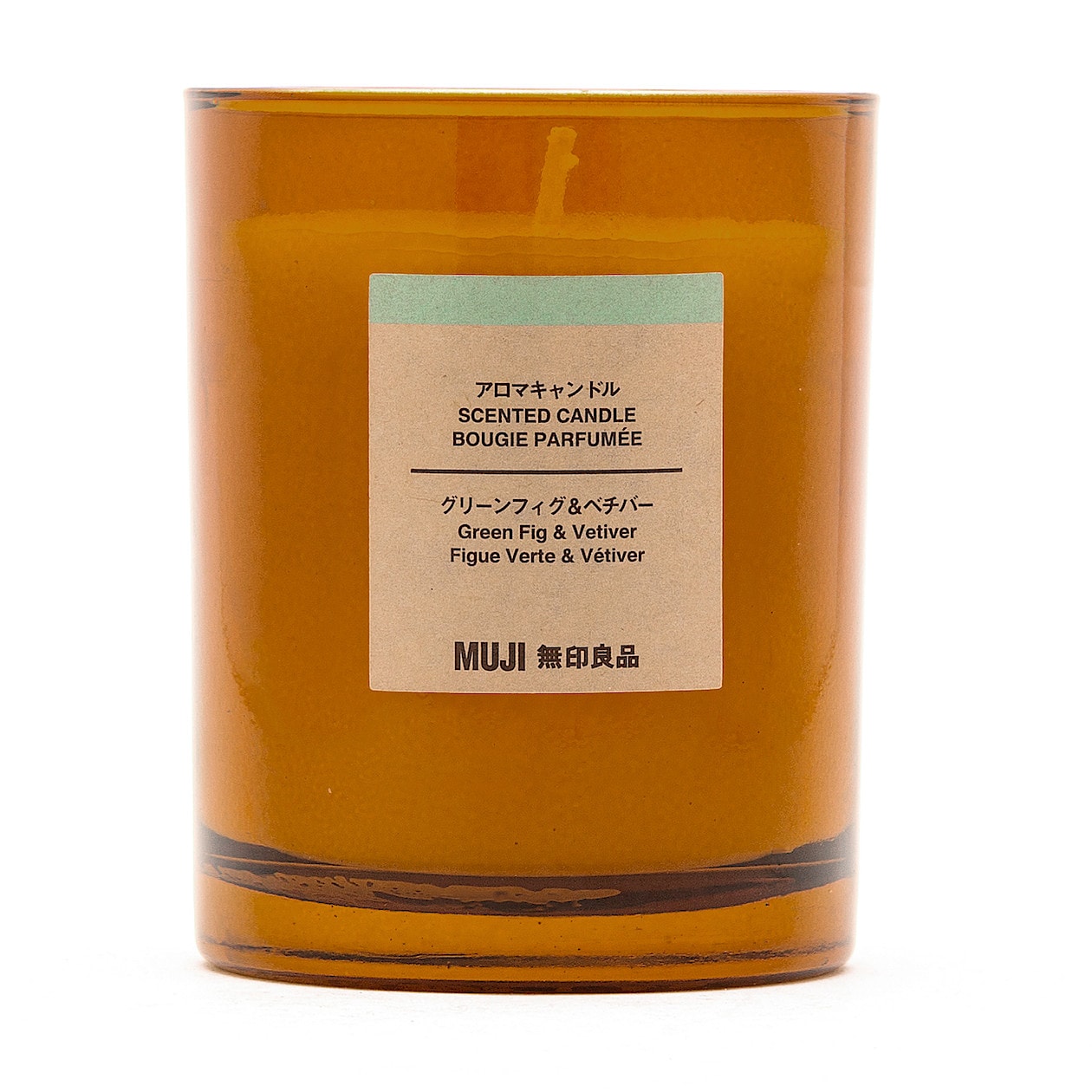 Buy MUJI Glass Candle - Green Fig & Vetiver (1 Wick)