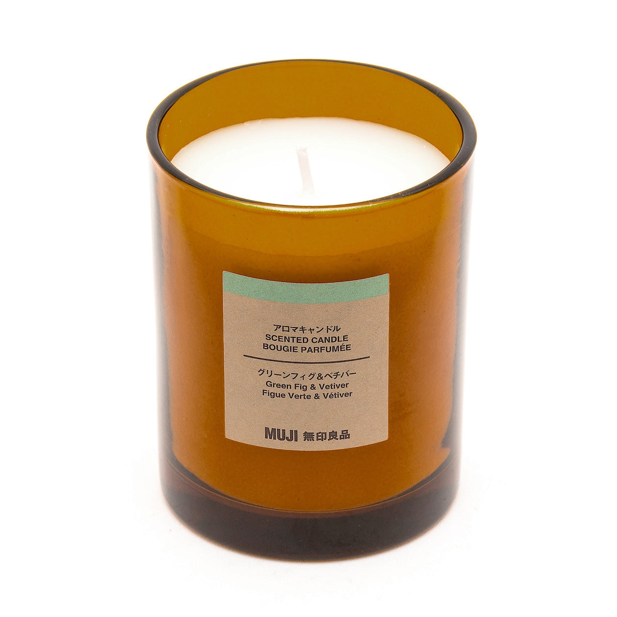 Buy MUJI Glass Candle - Green Fig & Vetiver (1 Wick)