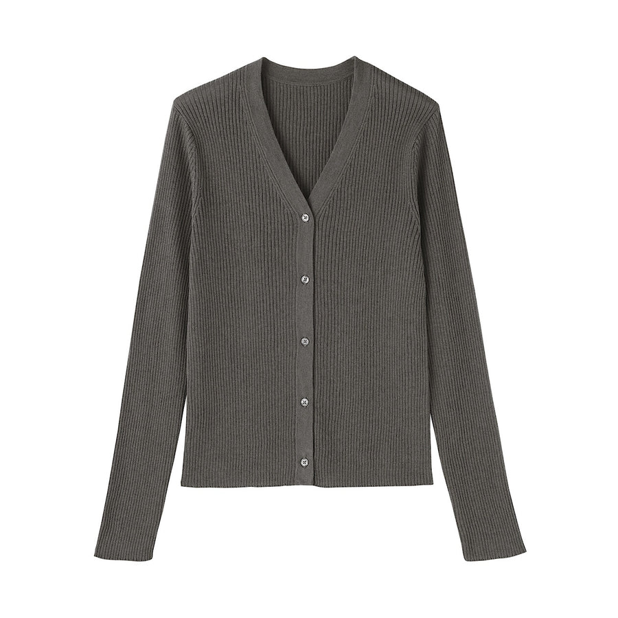 Buy MUJI Women's Lyocell Blend V-Neck Cardigan