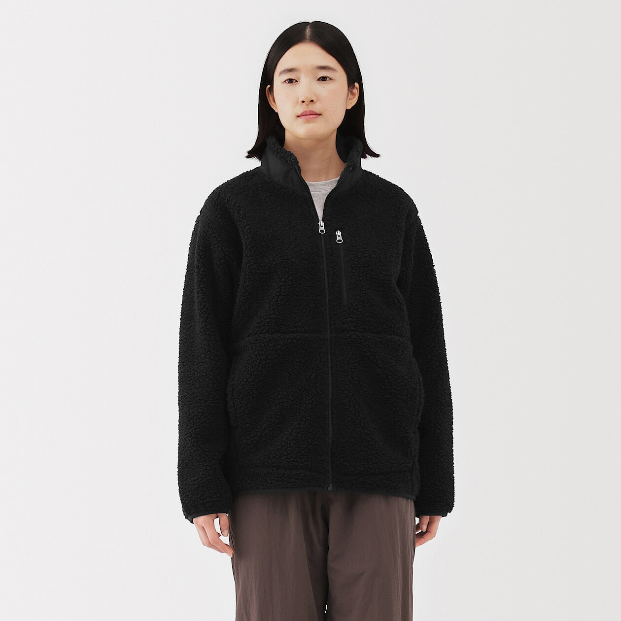 Buy MUJI Men's Boa Fleece Jacket