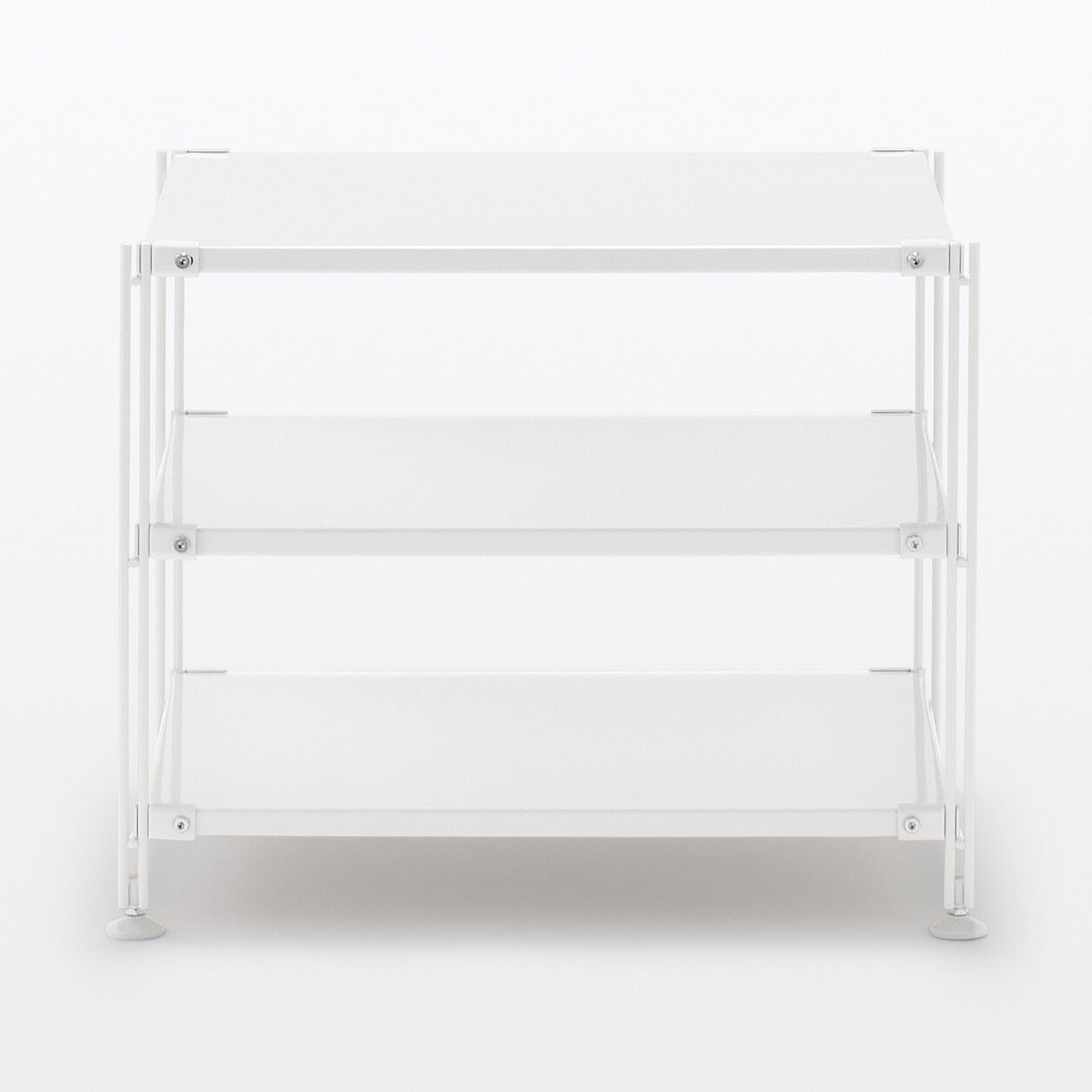 Buy MUJI Light Grey Steel Unit Shelf Set - Mini