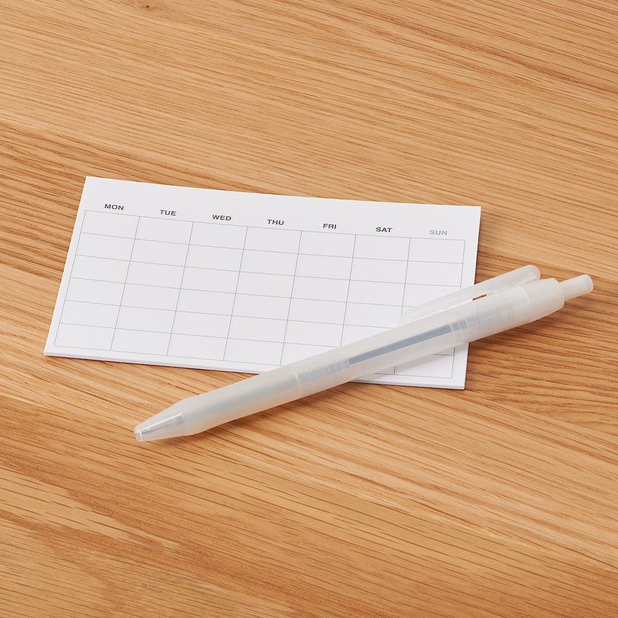 Buy MUJI Weekly Schedule Sticky Notes (13 Sheets)