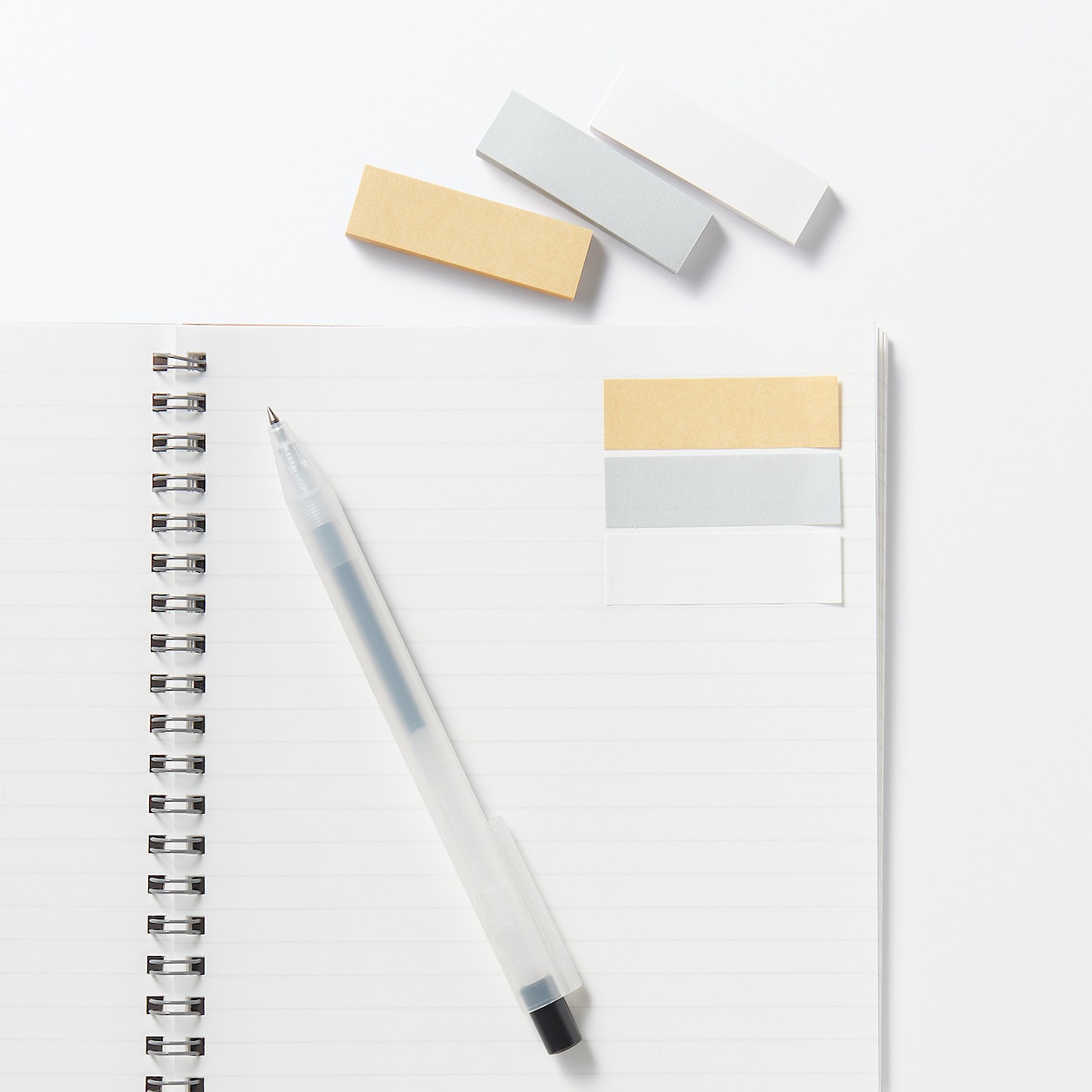 Buy MUJI Slim Full Adhesive Sticky Notes (5 Pieces)