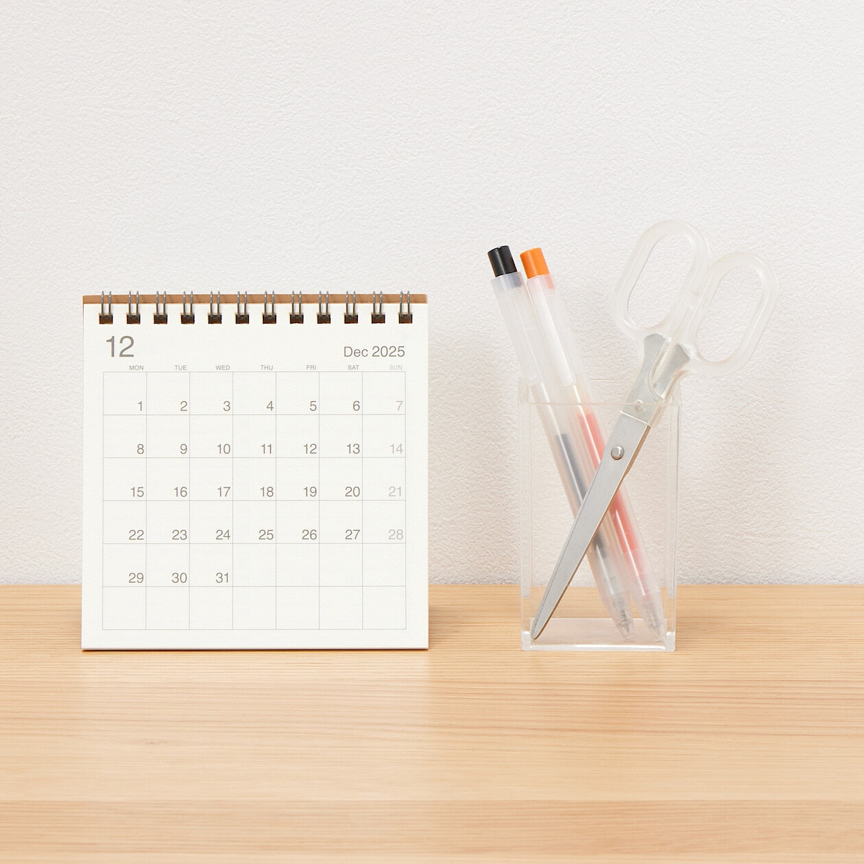 Buy MUJI 2026 Desktop Calendar (Mon - Sun)