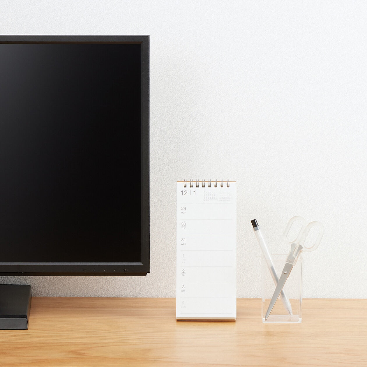 Buy MUJI 2026 Vertical Weekly Desktop Calendar (Mon - Sun)
