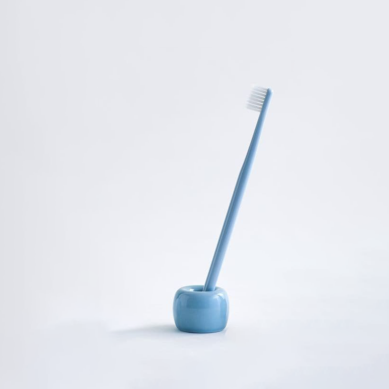 Buy MUJI Porcelain Toothbrush Stand - Blue