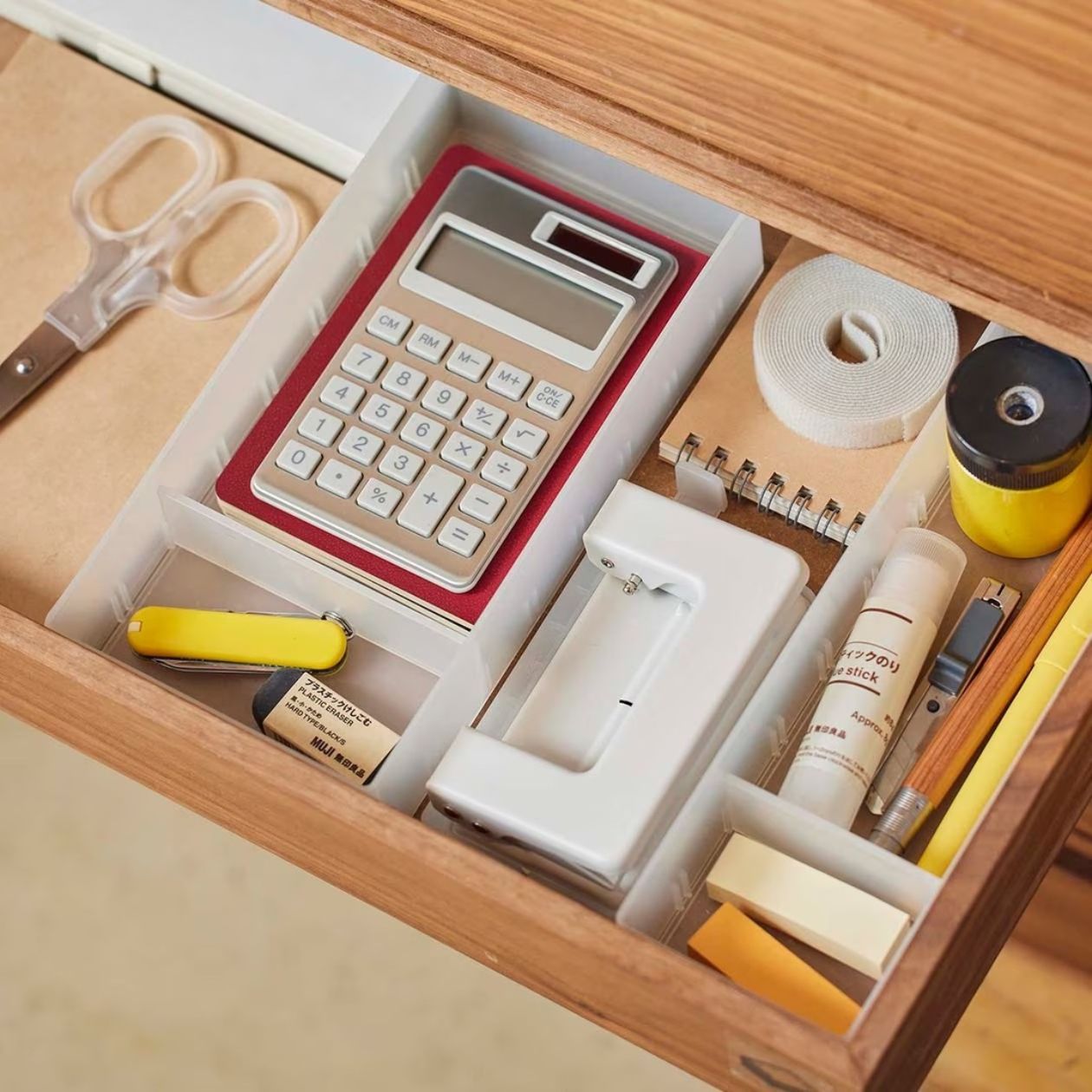 Buy MUJI Polypropylene Desk Organiser Storage Box - 3