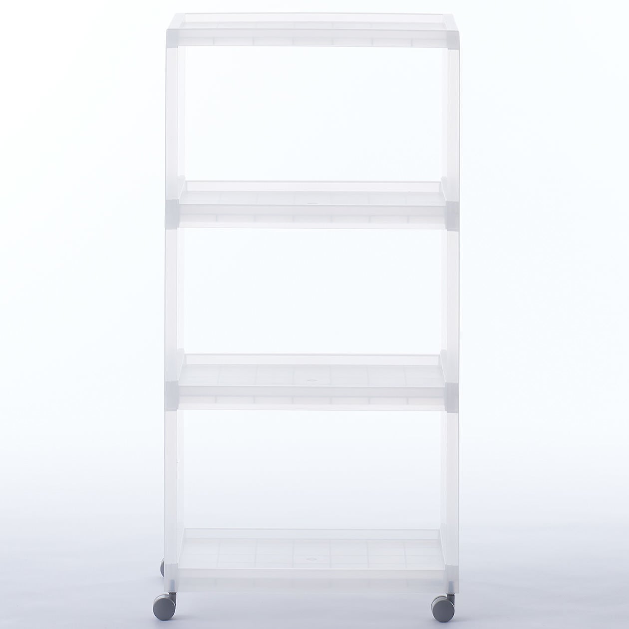 Buy MUJI Polypropylene Shelf with Caster (3 Tier)