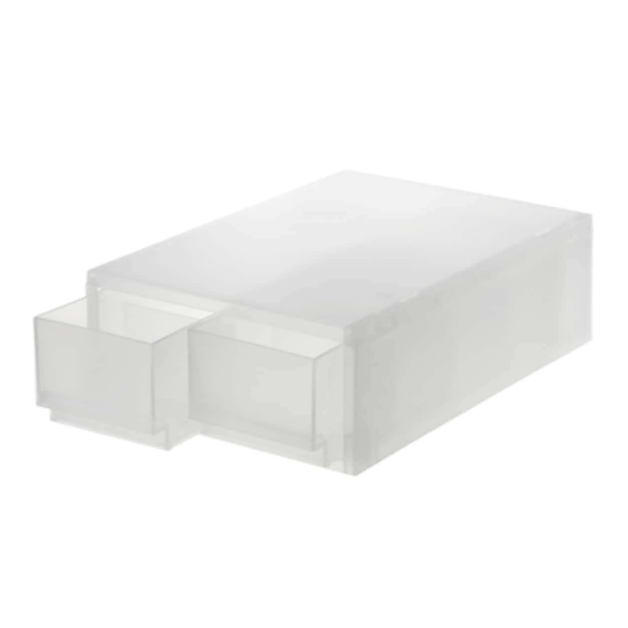 Buy MUJI 2-Drawer Polypropylene Storage Case - Shallow