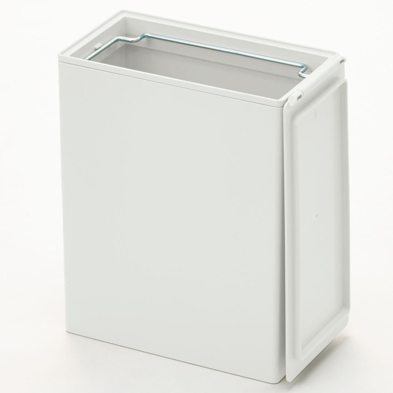 Buy MUJI Polypropylene Dust Bin With Lid & Bag Stopper - Small