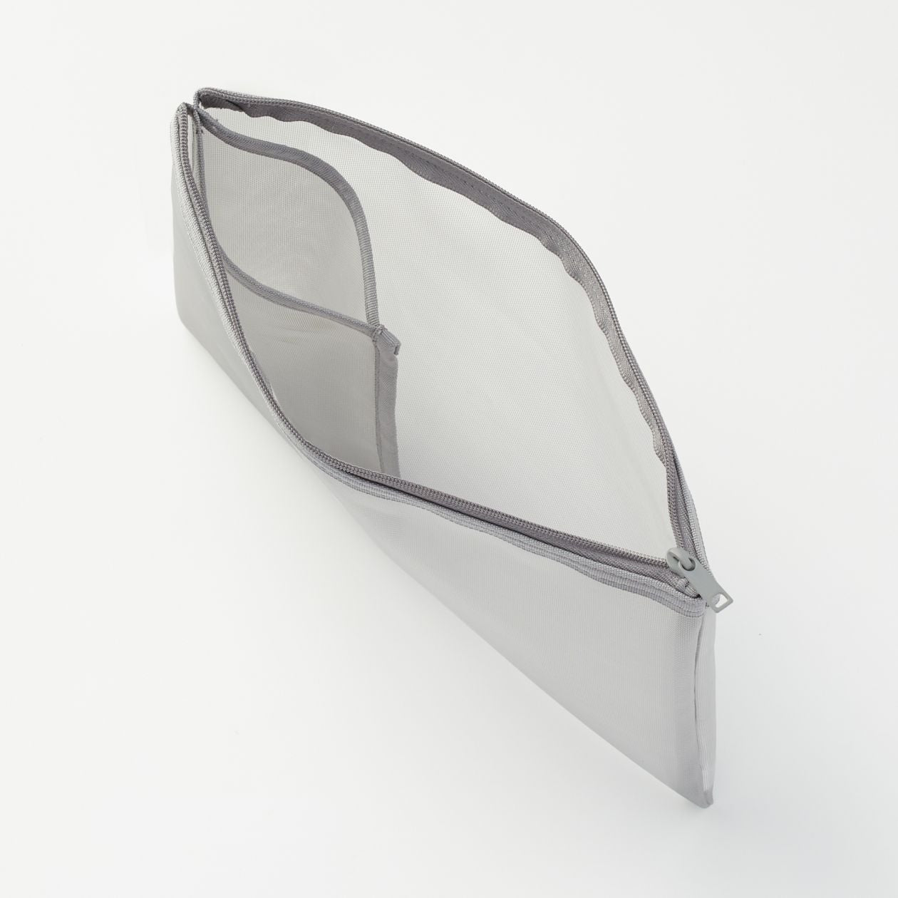 Buy MUJI Nylon Mesh Pouch With Pocket - A5